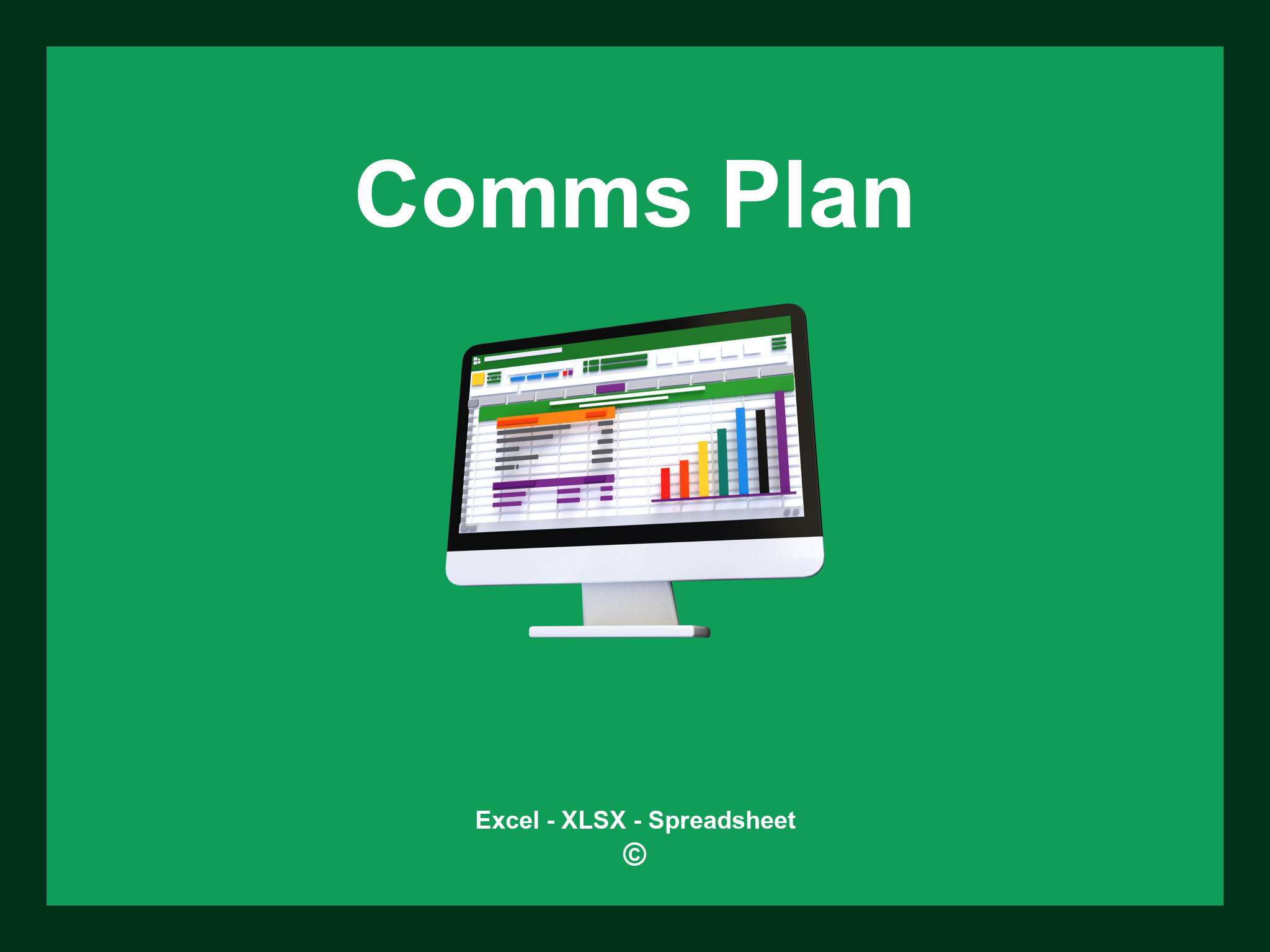 Comms Plan Template Excel