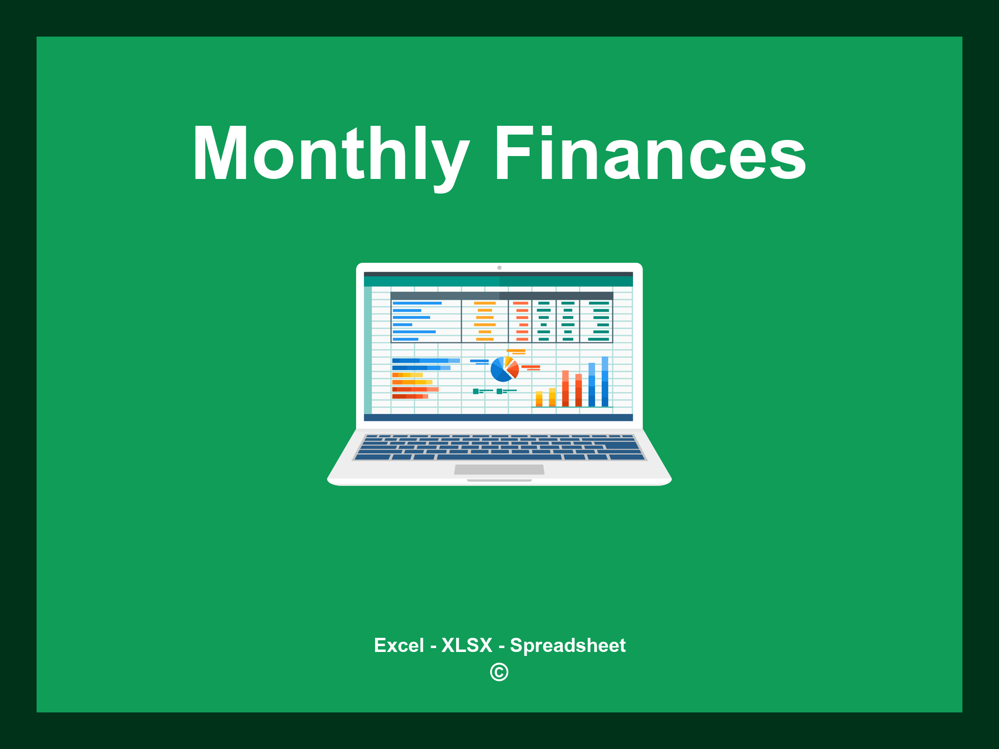 Monthly Finances Excel Template