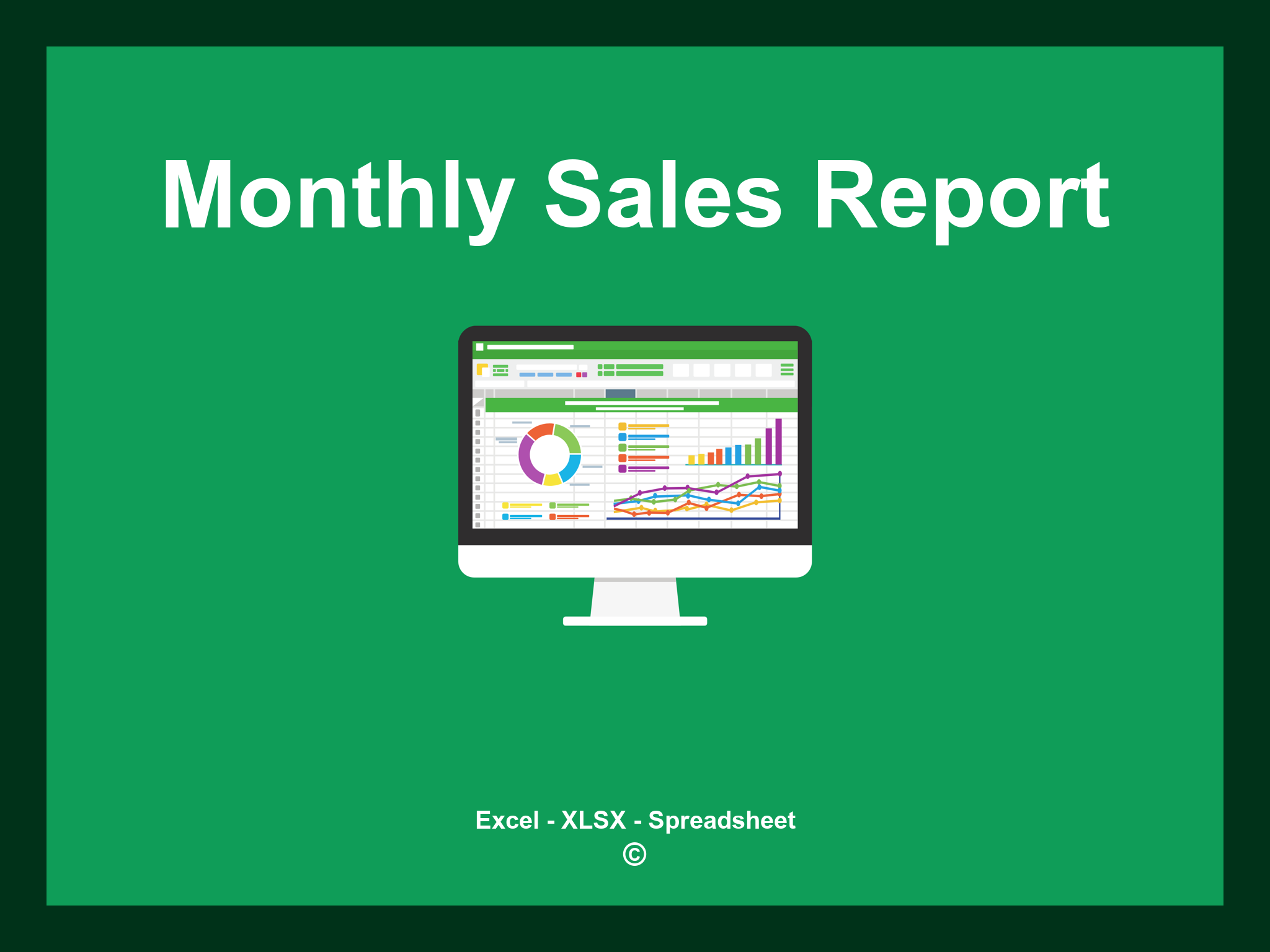 Monthly Sales Report Template Excel