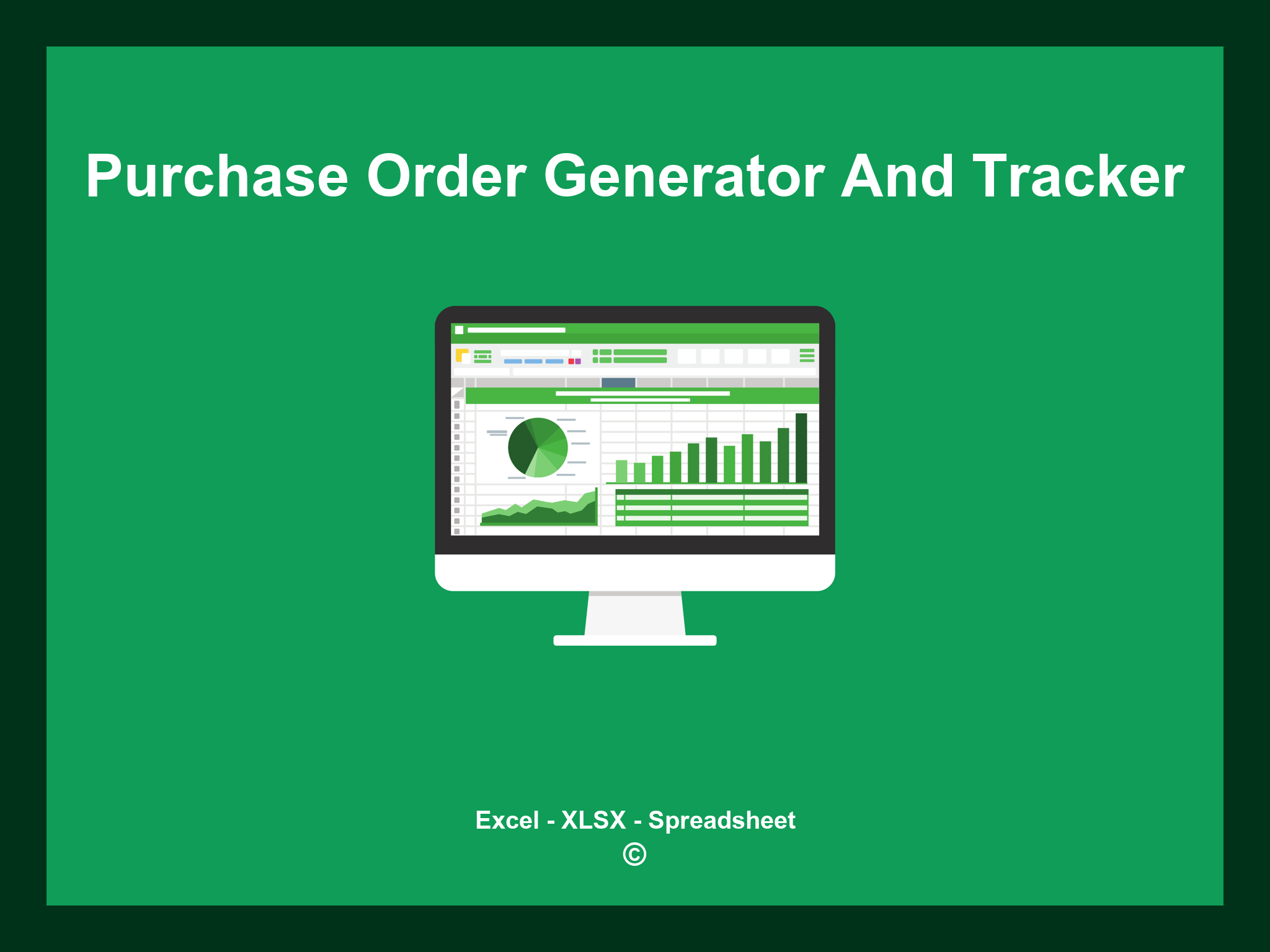 Purchase Order Generator And Tracker Excel Template