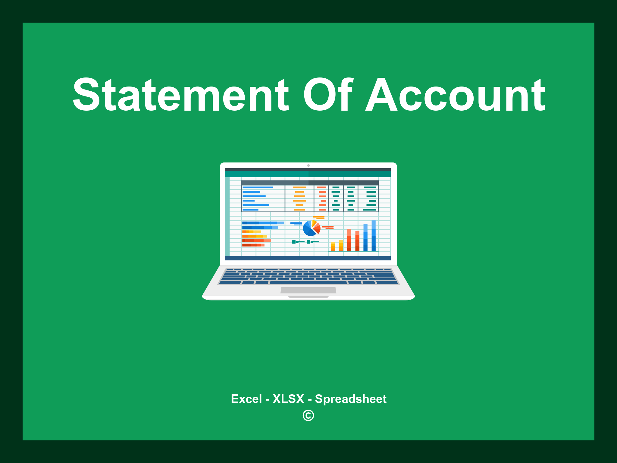 Statement Of Account Template Excel Word Excel Templates